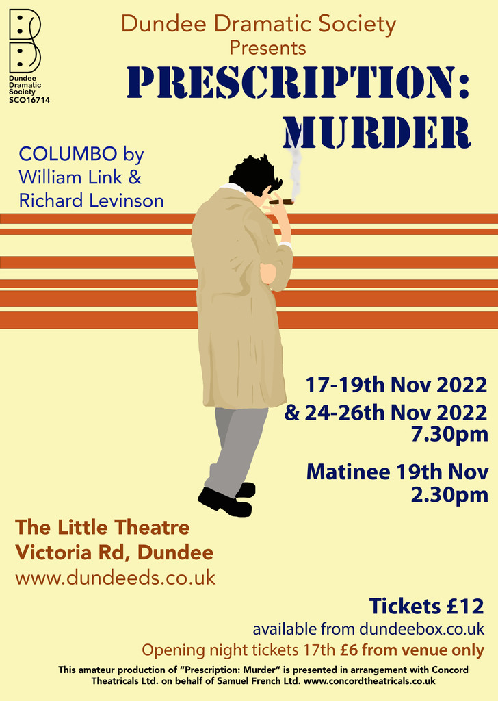 Columbo is cast! • Dundee Dramatic Society Columbo is cast! • Dundee Dramatic Society